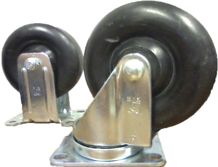 20 Series Light Medium Duty Casters 4 Heavy Duty Plastic